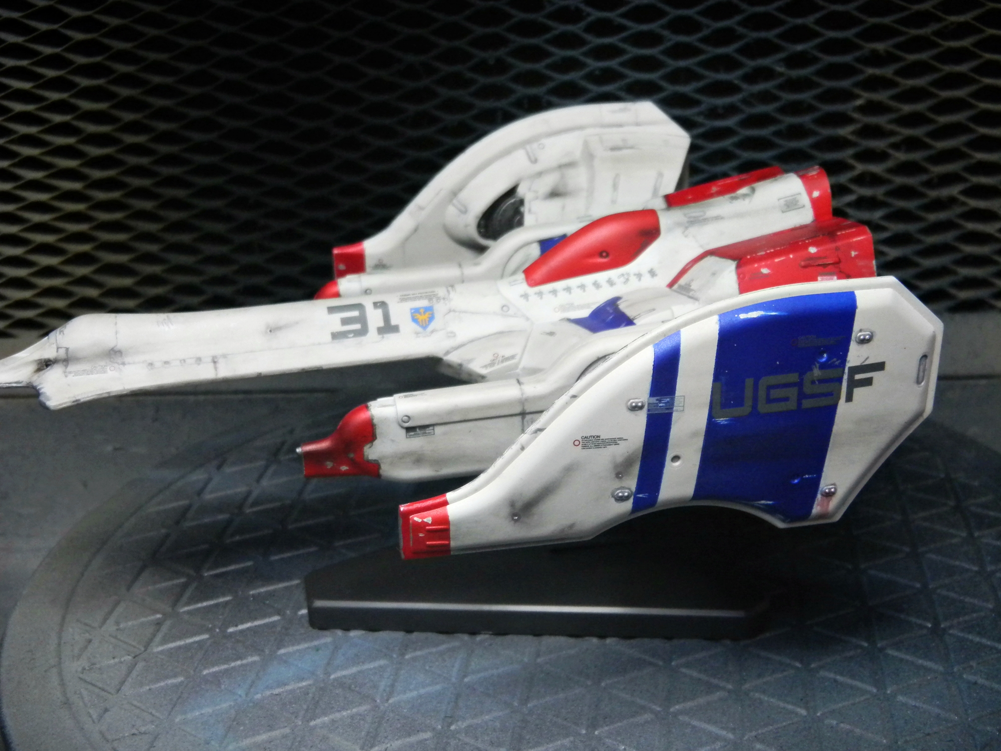Galaga starfighter model by Wave